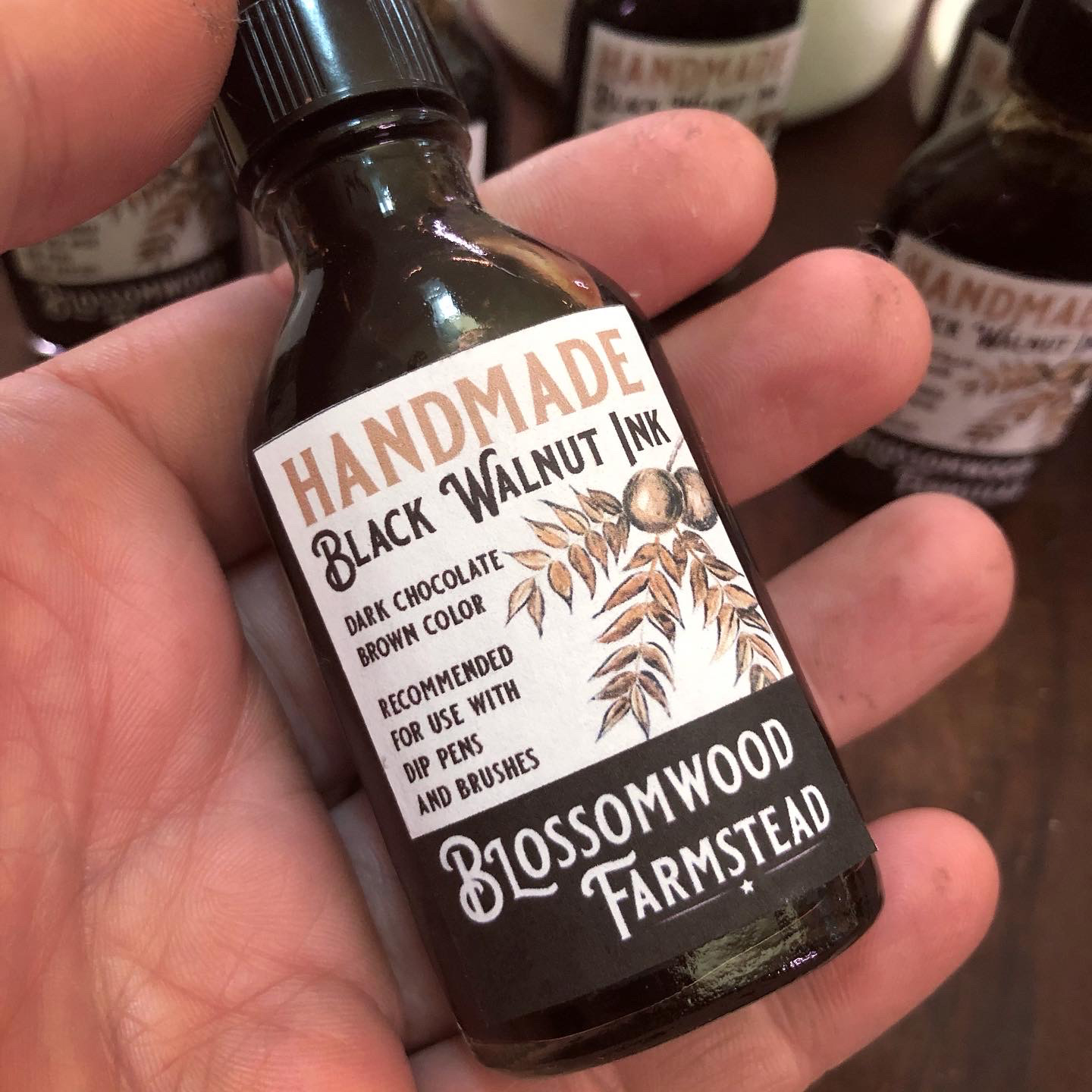 Black walnut ink! – Blossomwood Farmstead